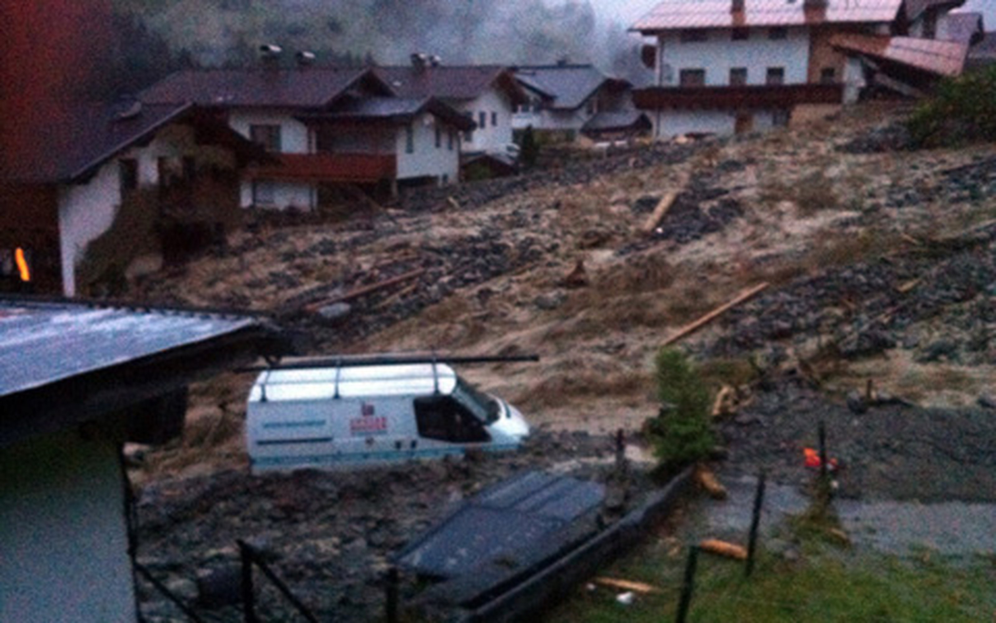 Hochwasser und Vermurungen in See/Paznaun | Feuerwehr Landeck